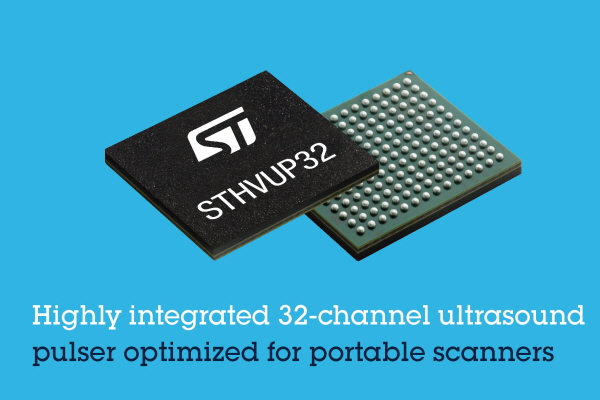 ST, 휴대용 스캐너 최적화 고집적 32채널 초음파 트랜스미터 출시 - e4ds 뉴스