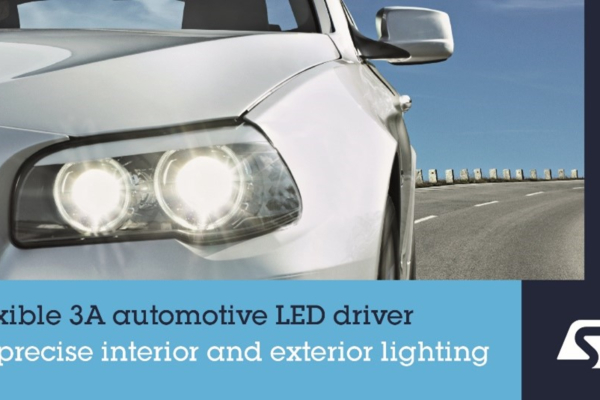ST, 'DC-DC 컨버터 통합' 차량용 LED 드라이버 출시 - e4ds 뉴스