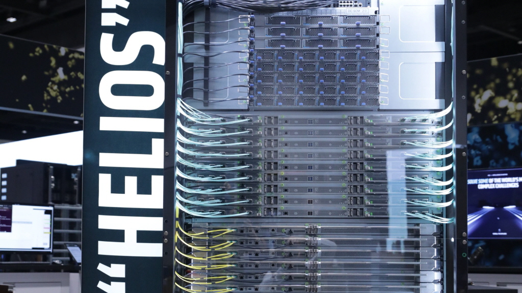 AMD, 차세대 AI 인프라 위한 ‘Helios’ 랙 공개…Meta의 OCP 오픈 랙 기반 설계 - e4ds news