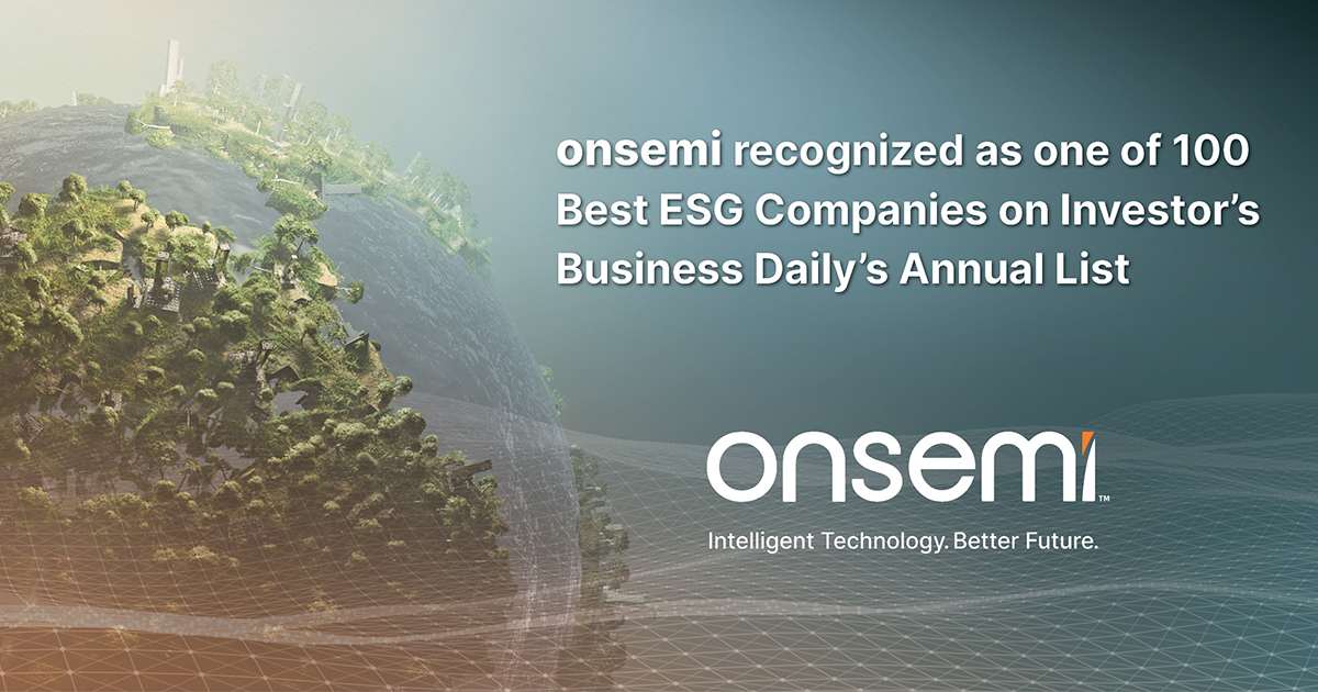 온세미, IBD ‘100대 ESG 기업’으로 2년 연속 선정 - e4ds news