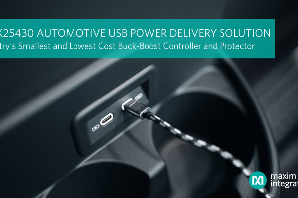맥심, MCU 1개로 차량 USB PD 허브 구현하는 IC 출시 - e4ds news
