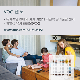 ams의 MEMS VOC 가스 센서, 위딩스 룸 모니터에 탑재 - e4ds news