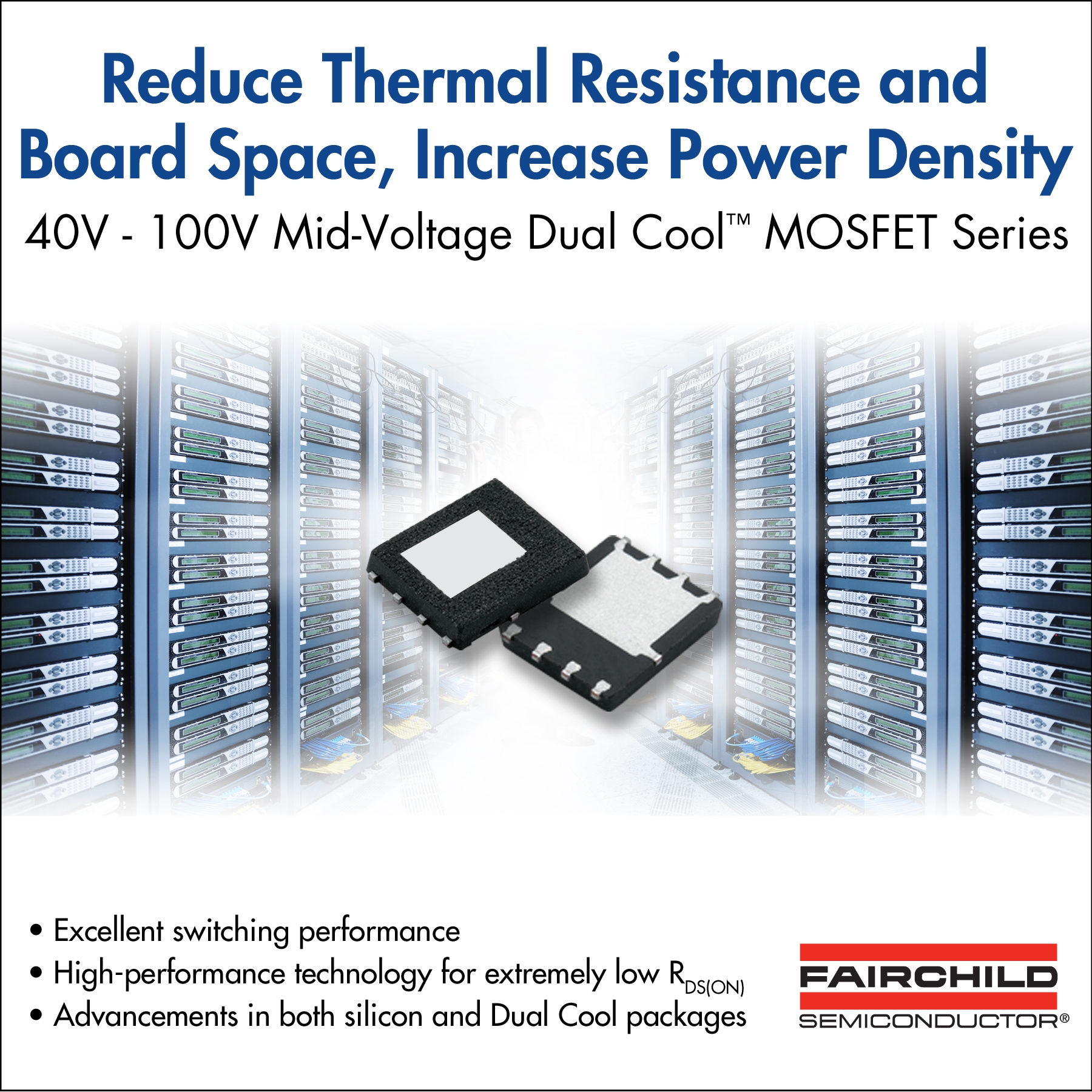 페어차일드 반도체의 Dual Cool(tm) 패키지 - DC-DC 전원 애플리케이션의 전력 밀도 및 성능 향상 - e4ds 뉴스